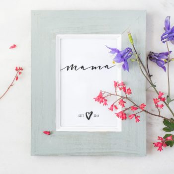 Freebie: Handlettering-Papeterie für Muttertag | Papier♡Liebe-Manufaktur