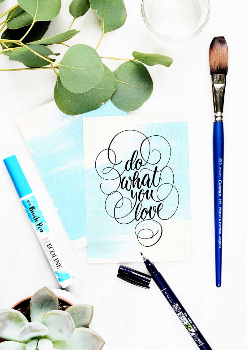 Handlettering, Schrift & Design - Katja Haas | PapierLiebe