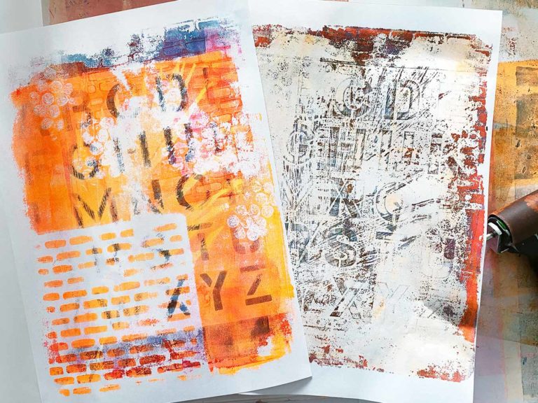 Gelli Print 1x1 – So geht Gelli Printing