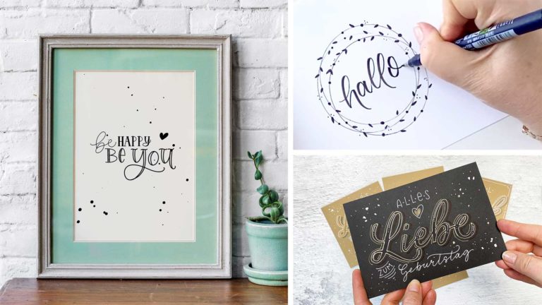 Onlinekurs Handlettering BASIC - Katja Haas | PapierLiebe