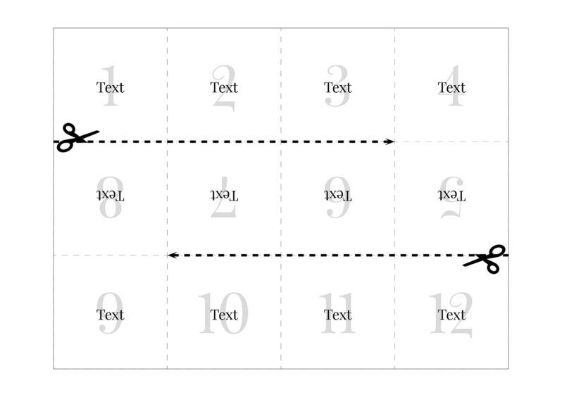 Leporello-Zine: So faltest du ein Minibuch aus einem Blatt Papier ...